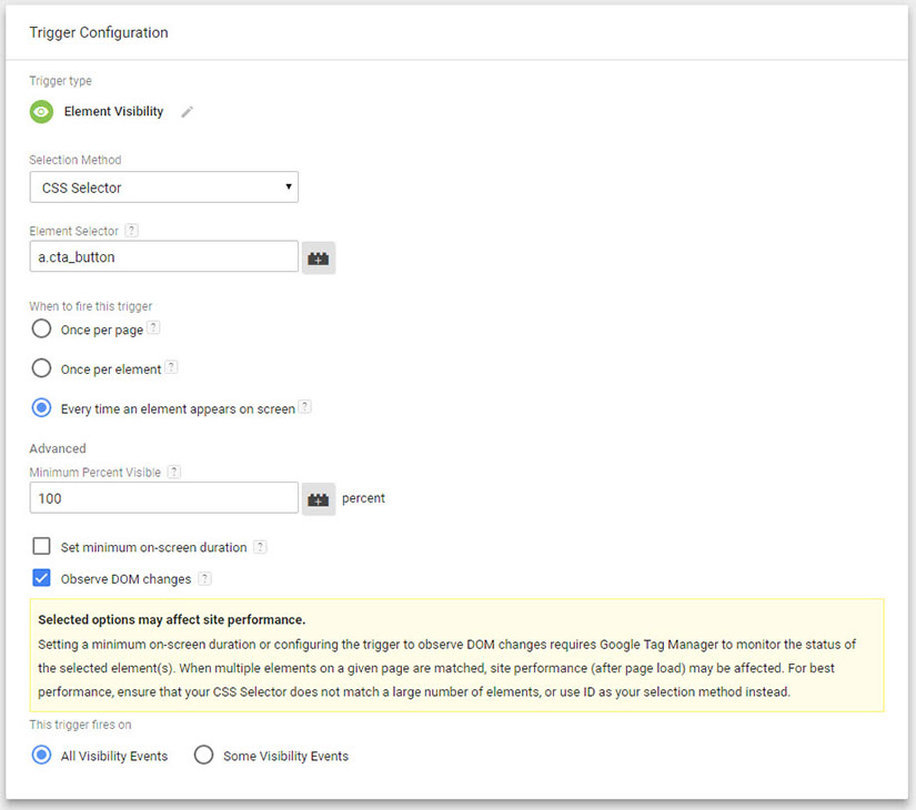 How to Measure CTA Impressions Using Google Tag Manager
